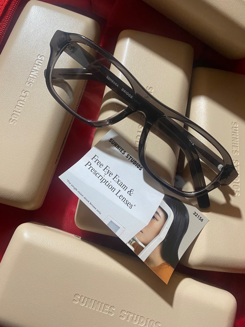 Sunnies Studios Optical Frame Briggs - Black Replaceable Lens w/ free lens and checkup voucher ...