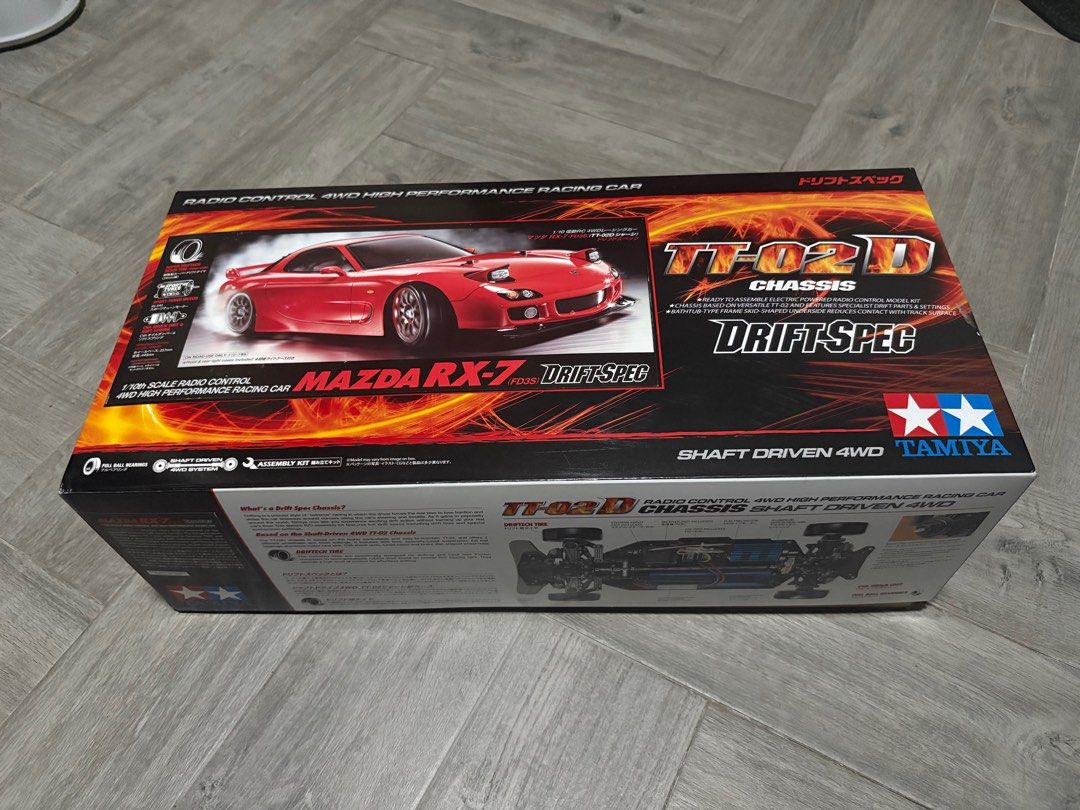 1/10 Tamiya TT-02D Drift Spec Mazda RX-7 RC Car Kyosho , Yokomo , MST ...