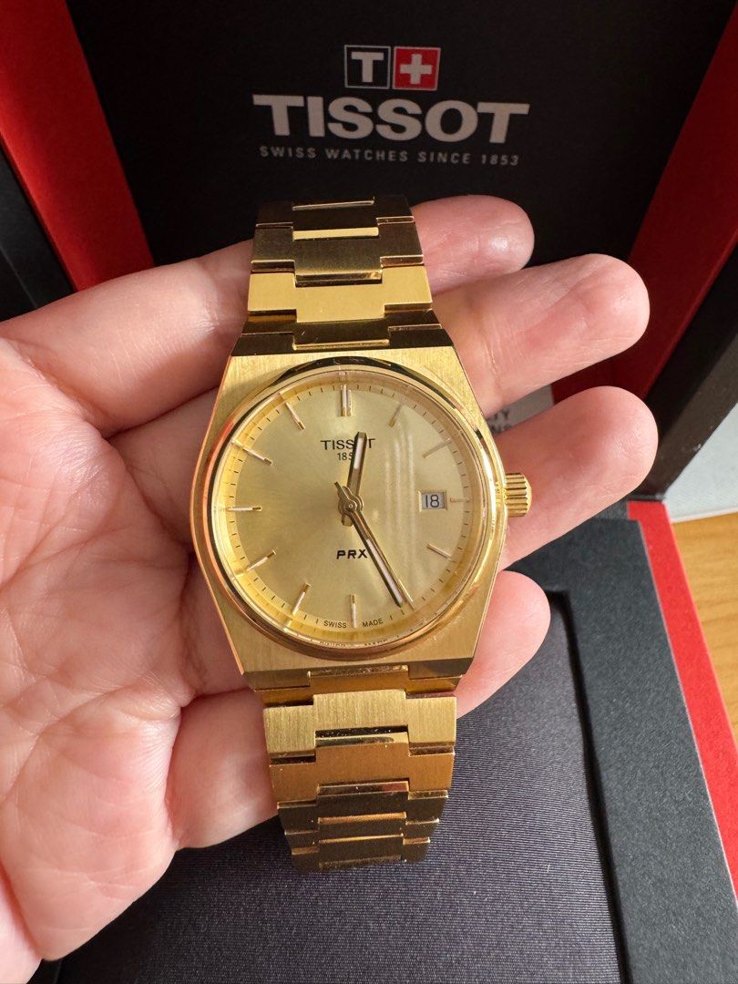 Tissot PRX 100 Quartz, Women's Fashion, Watches & Accessories, Watches ...