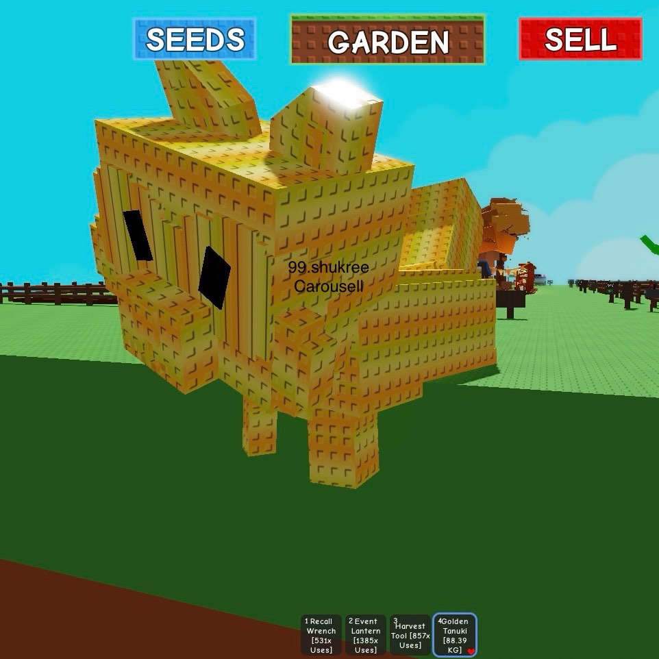 Titan Golden Tanuki (Grow a Garden), Video Gaming, Video Games, Others ...