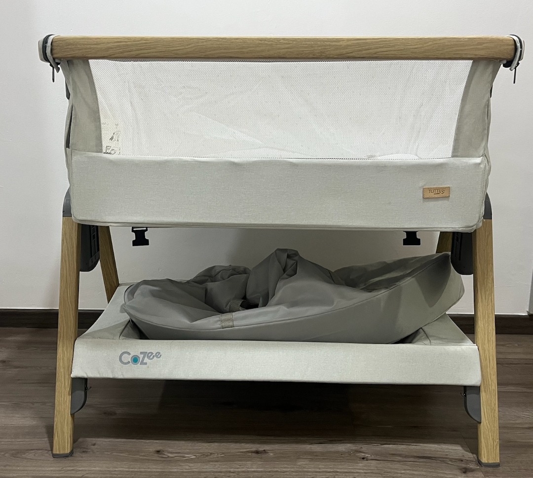Tutti Bambini CoZee Bedside Bassinet / Crib - Grey, Babies & Kids, Baby ...