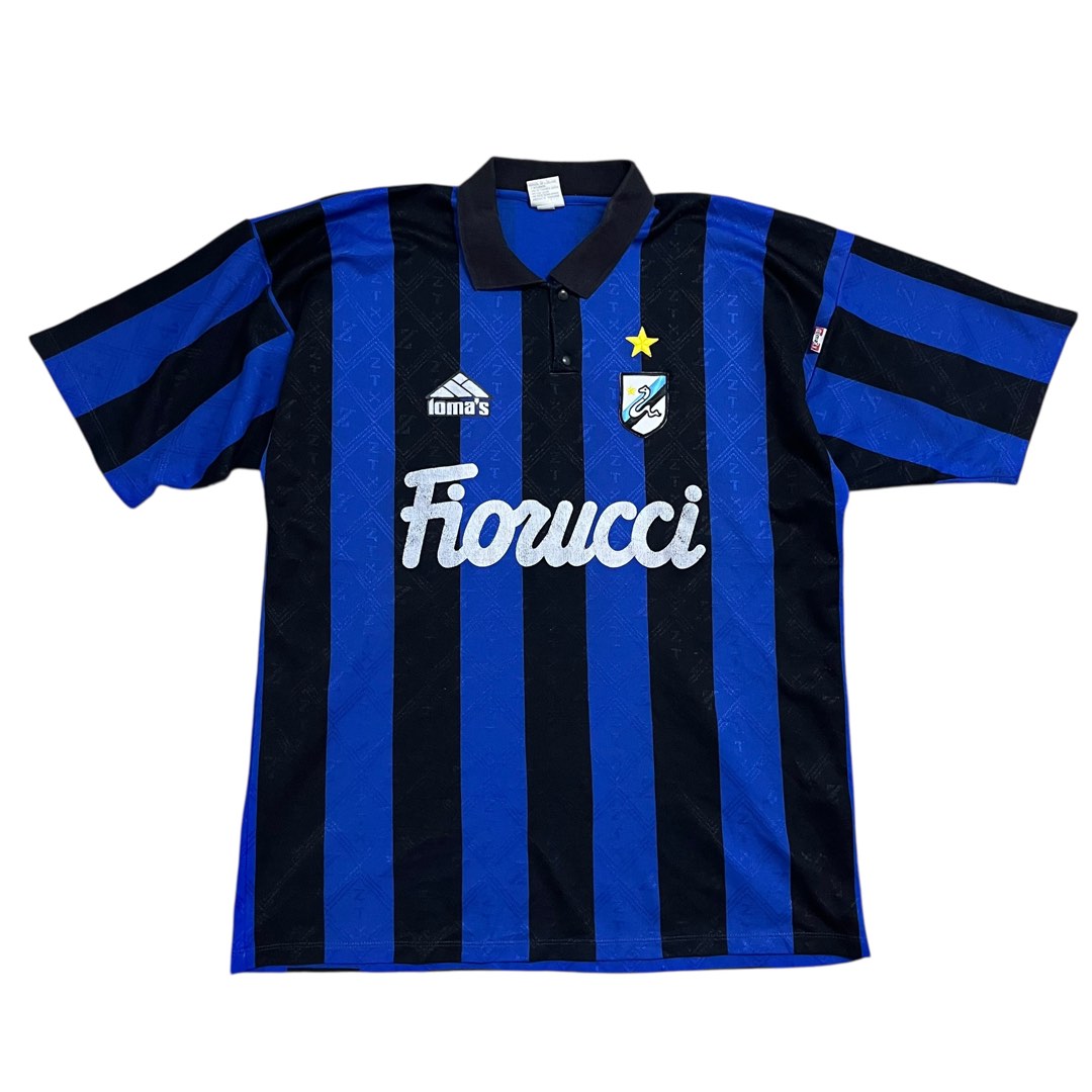 Vintage 90s Inter Milan Home Jersey, Men's Fashion, Activewear on Carousell