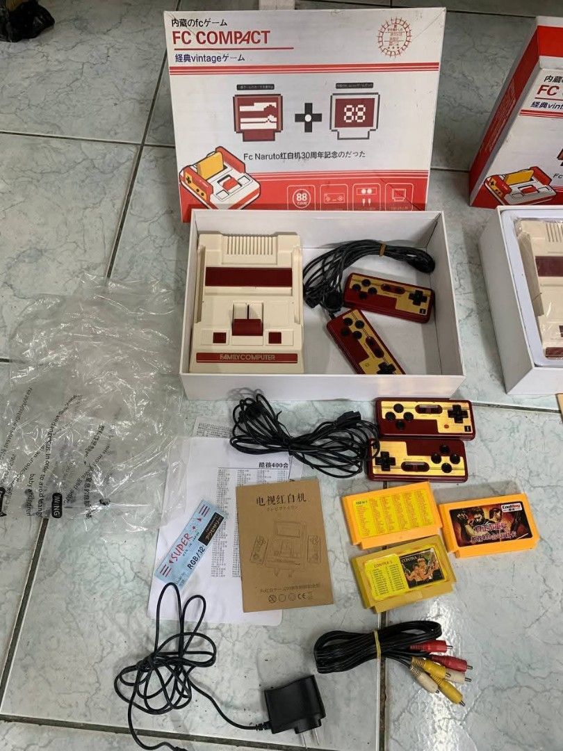 Vintage Family Computer Compact Console bundle, Video Gaming, Video ...