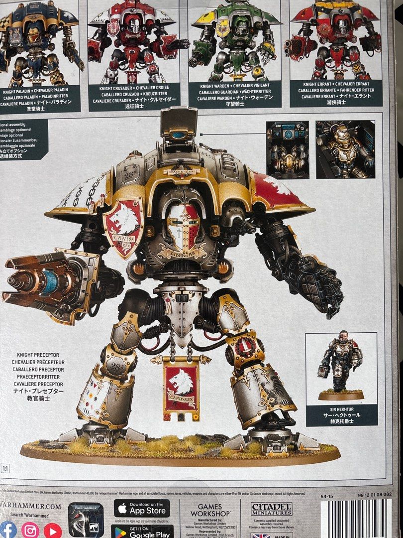 Warhammer 40,000 Imperial Knight Questoris, Hobbies & Toys, Toys ...