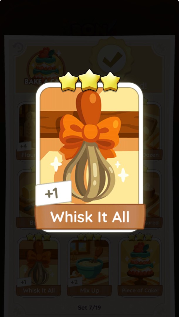 Whisk It All Game Card MONOPOLY, Hobbies & Toys, Toys & Games on Carousell