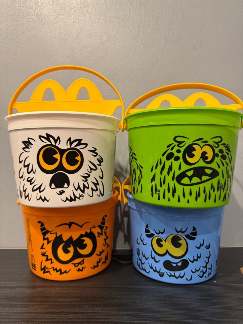 [100% Original] 2024 McDonalds Halloween Bucket (Australia McDonalds Halloween Pail Happy Meal ...