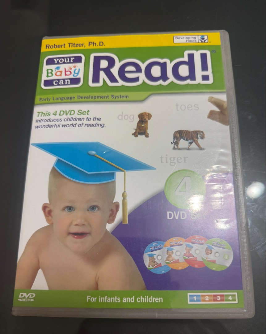 4DVD set Your Baby Can Read, Hobbies & Toys, Music & Media, CDs & DVDs ...