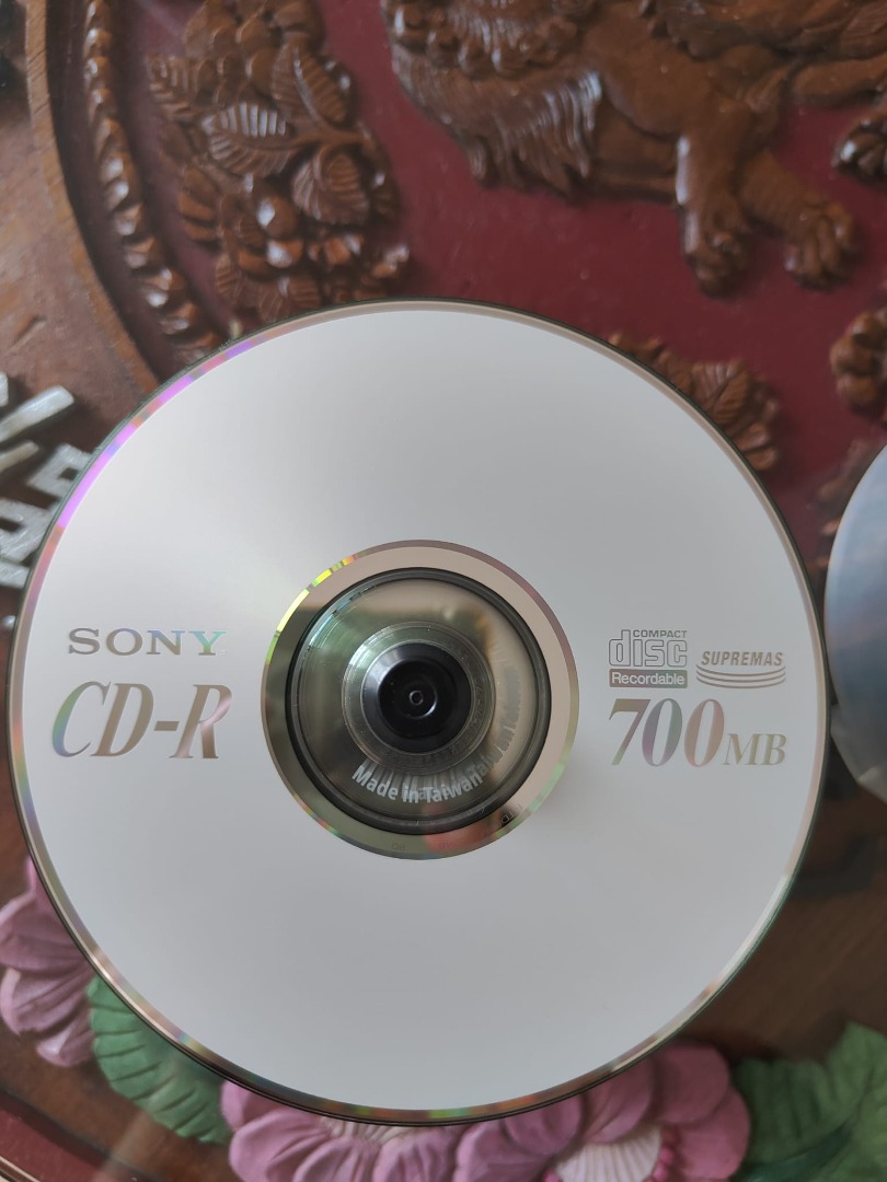 52 Sony CD-R 700MB Recordable Discs + Holder, Hobbies & Toys, Music & Media, CDs & DVDs on Carousell