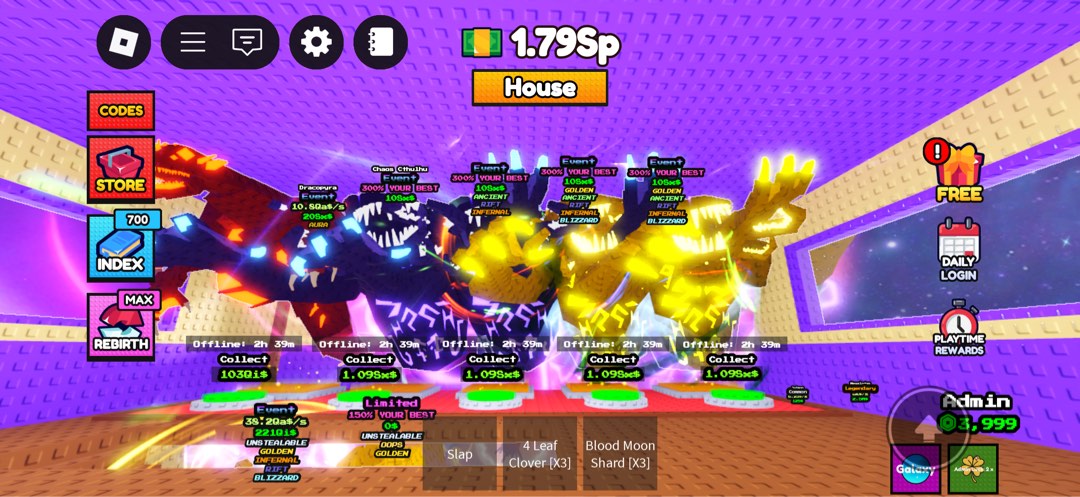 ️ 290+ 5星好评 ️ Roblox Steal A Fish Super Rare Chaos Cthulhu / Cthulhu ...