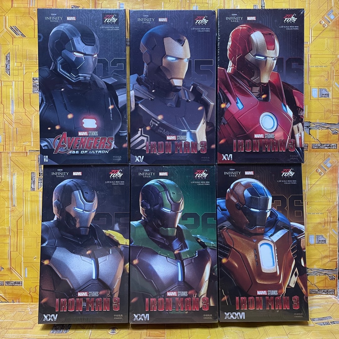 中动 Zhong Dong ZhongDong Toys ZD - 7 Inch Iron Man Mark XV Mark 15 ...