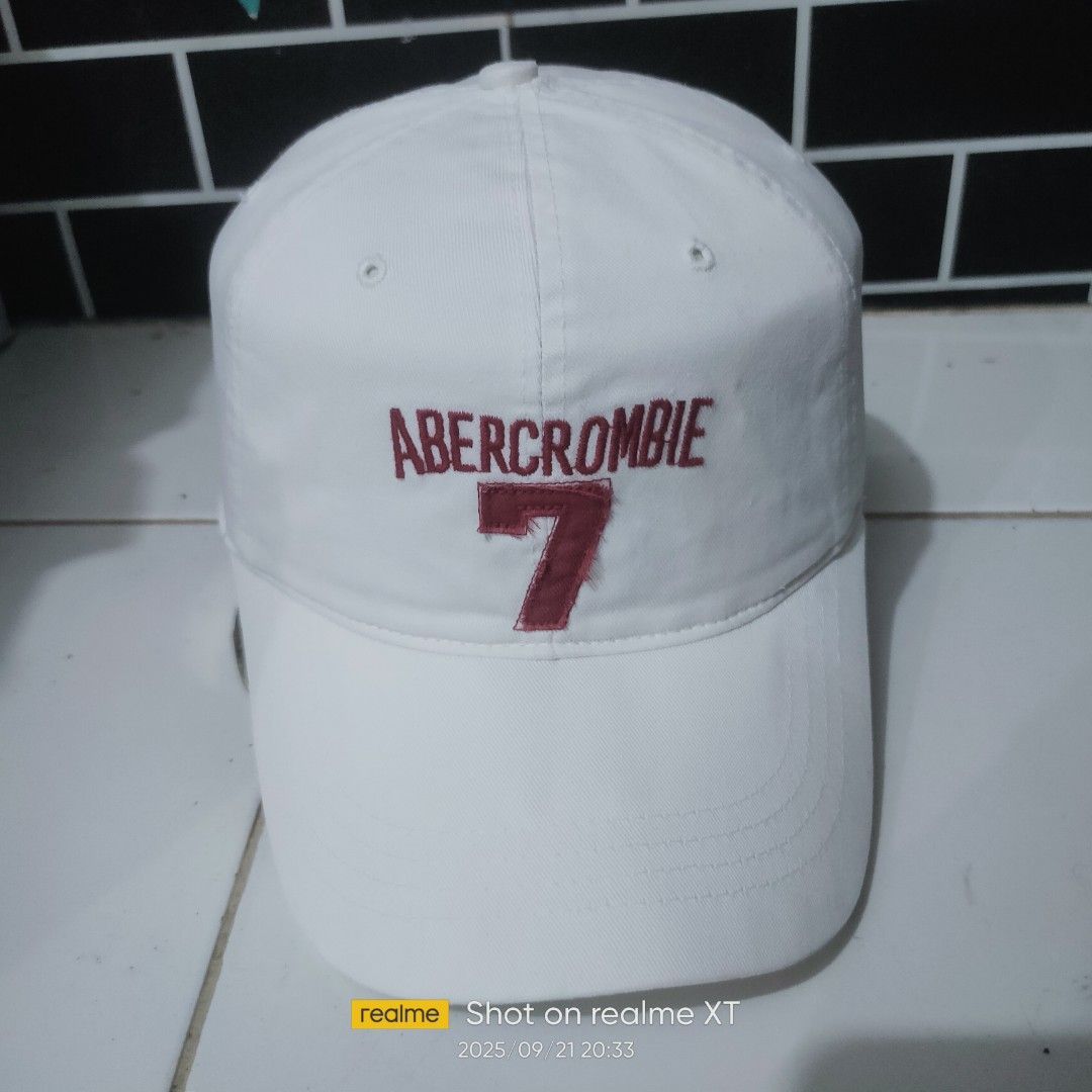 Abercrombie caps 💯 original, Fesyen Pria, Aksesoris, Topi di Carousell