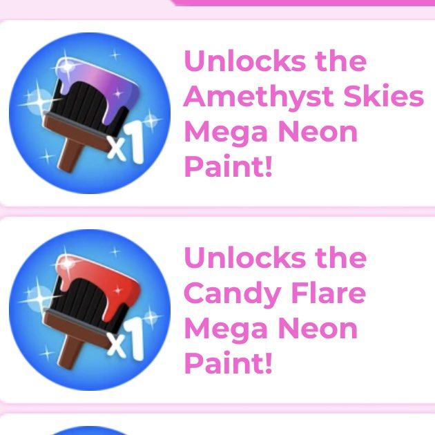 (ADOPT ME) $0.70 MEGA NEON PAINT, Video Gaming, Gaming Accessories, In ...