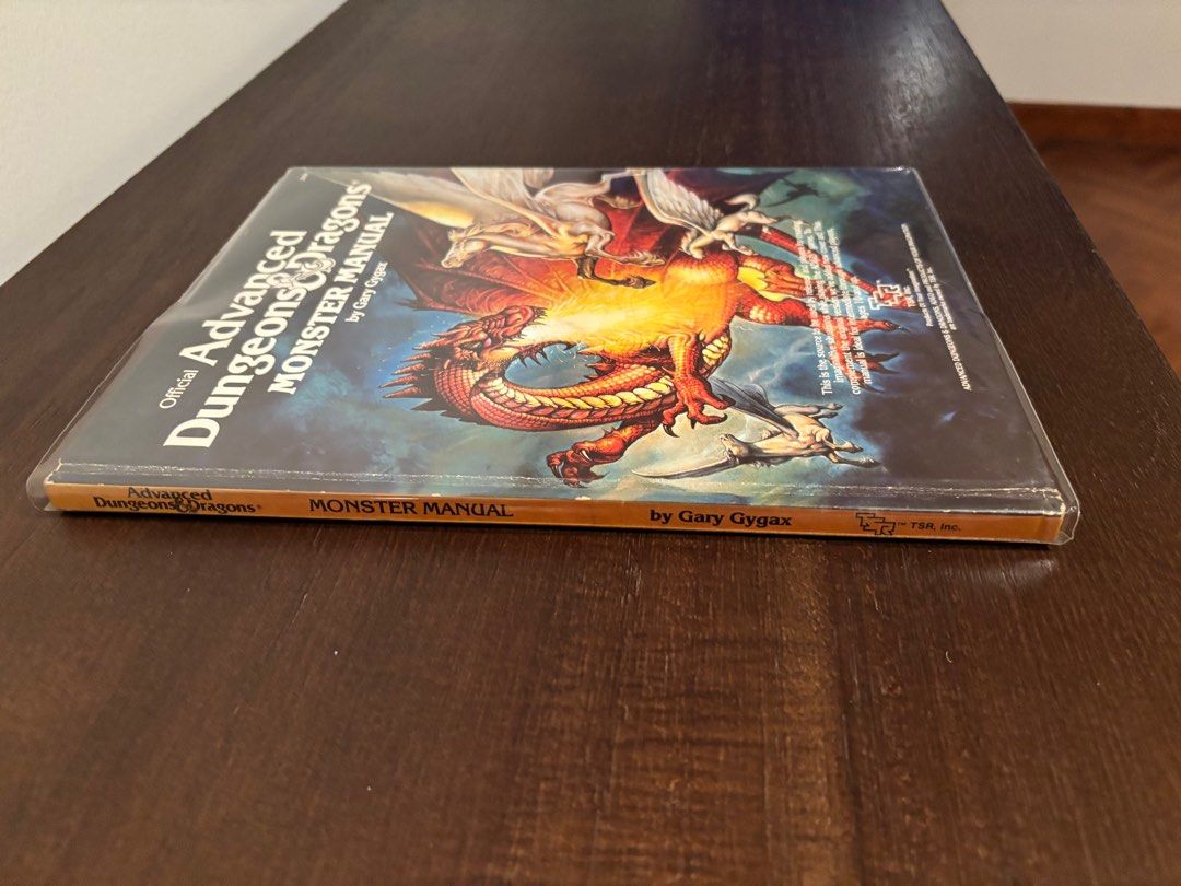 Advanced Dungeons & Dragons Monster Manual 1st Edition, Hobbies & Toys ...