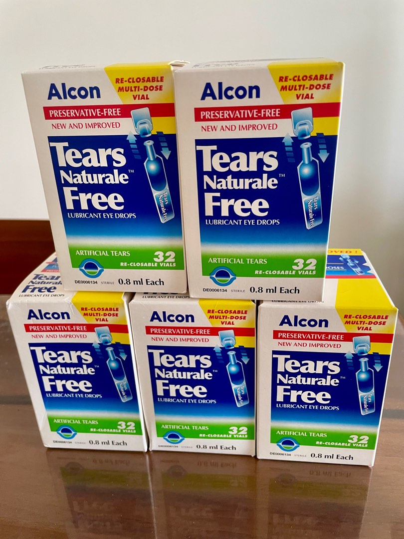 Alcon Tears Naturale Free Lubricant Eye Drops (Sealed), Beauty ...