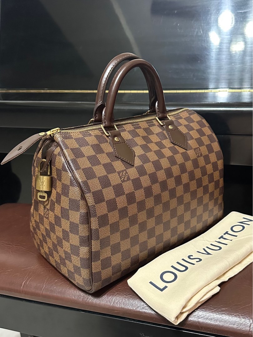 Authentic Louis Vuitton LV Speedy 30 Damier Ebene, Luxury, Bags ...