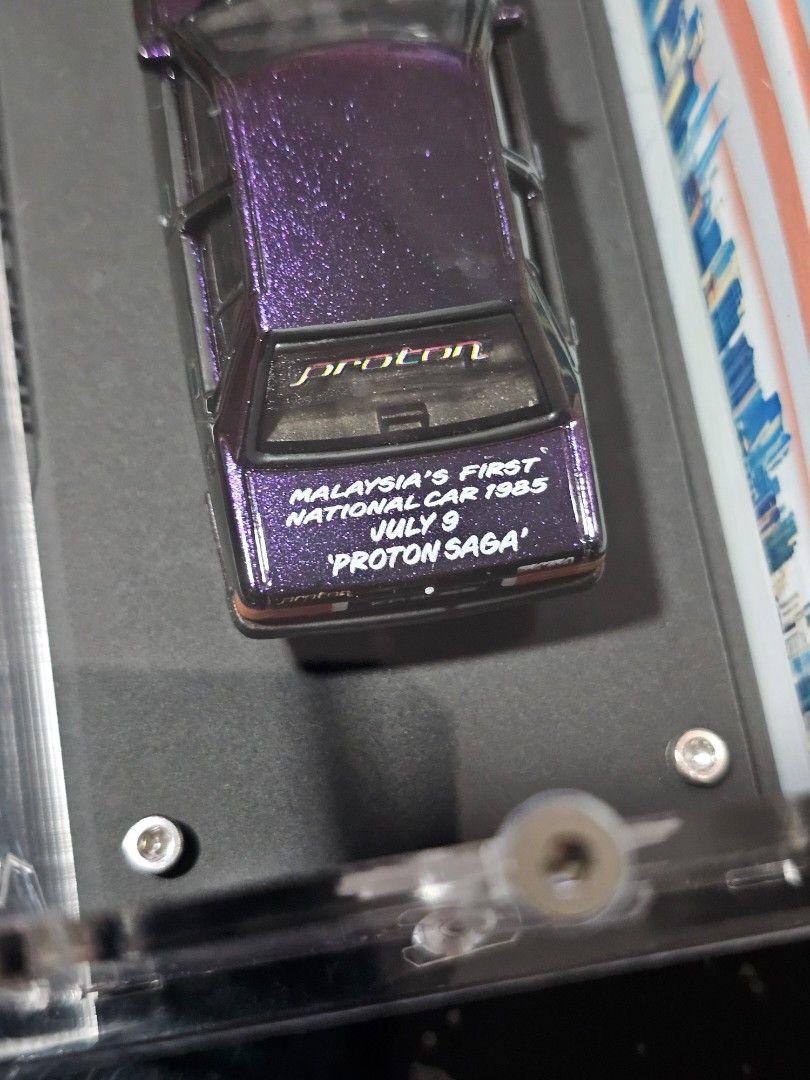 Black Crow Customs Proton Saga 1985 Diecast, Hobbies & Toys, Toys ...