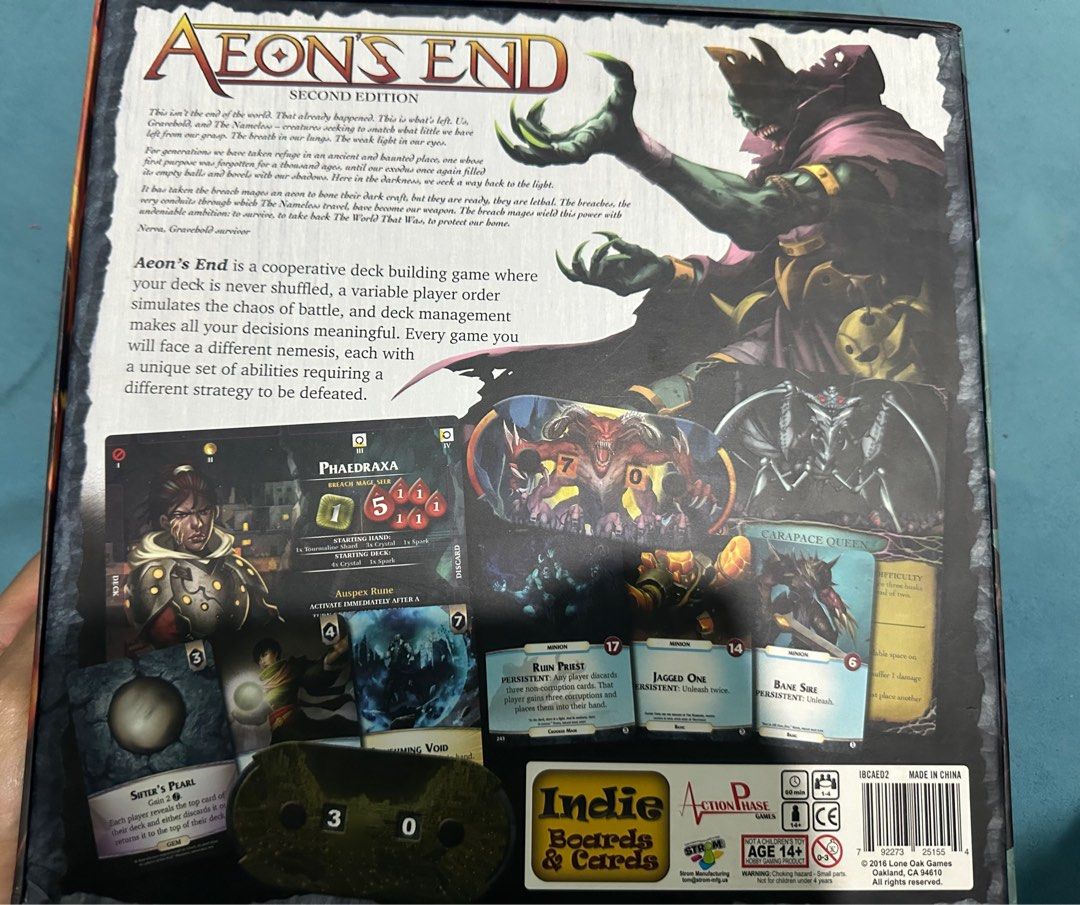 Board game Aeons End (Original), Hobbies & Toys, Toys & Games on Carousell
