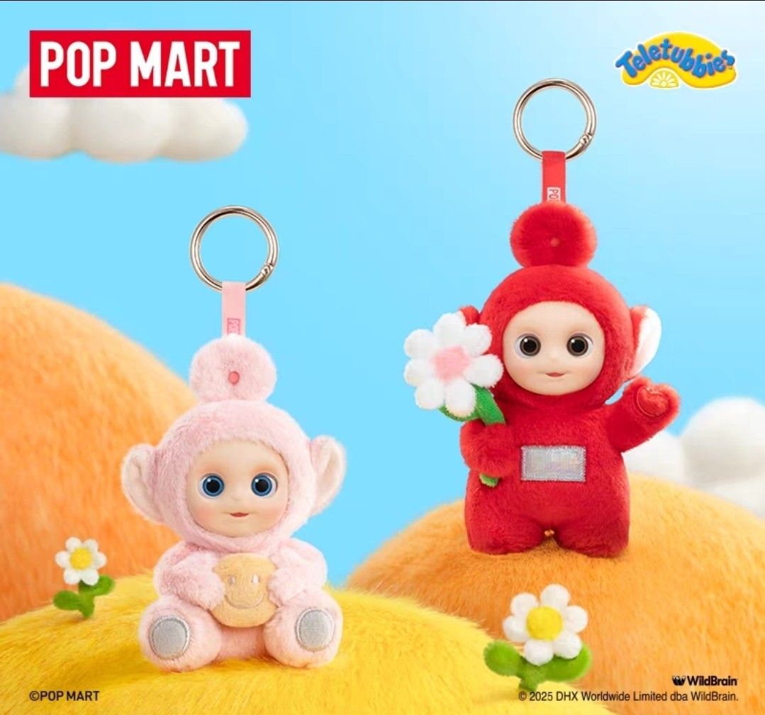 [BRAND NEW! POPMART] POPMART TELETUBBIES SAY HELLO VINYL FACE PLUSHIE ...