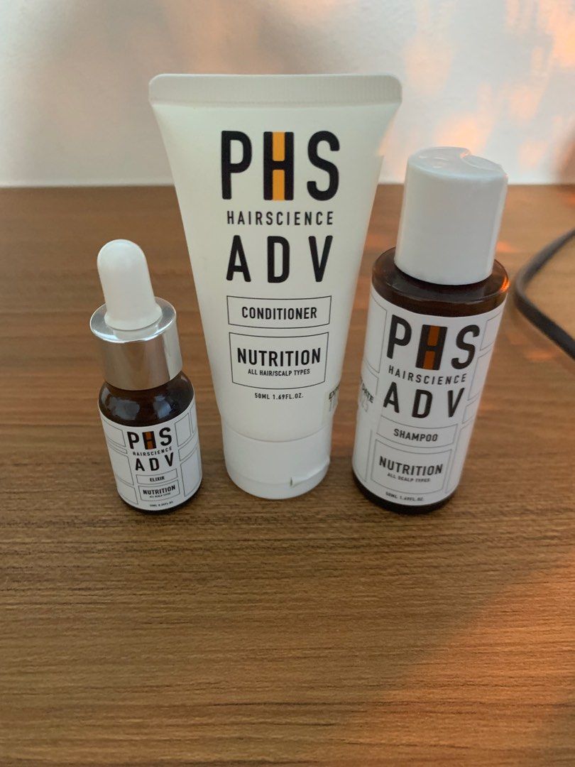 PHS HAIRSCIENCE ADV Soothe & Nutrition Shampoo & Tonic, Beauty ...