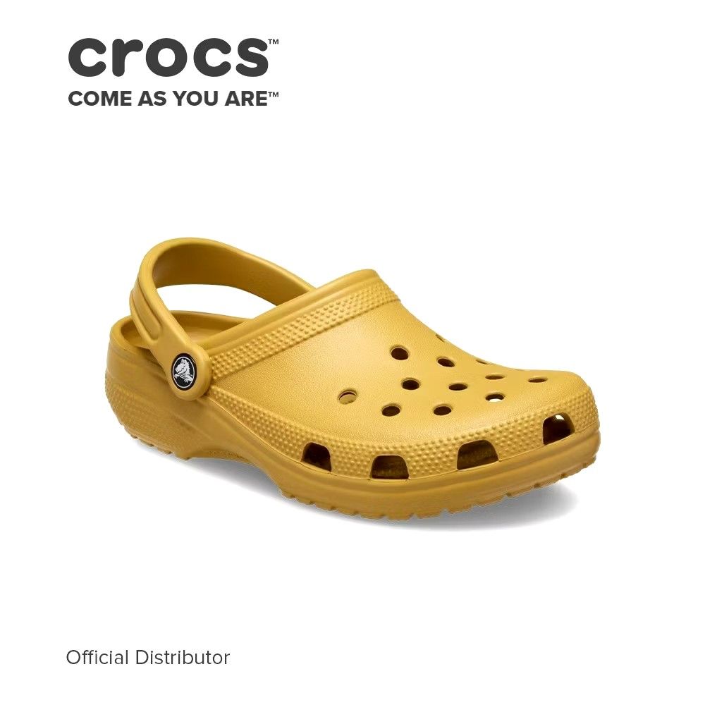 Crocs Classic Clog - Mustard Yellow, Women's Fashion, Footwear ...
