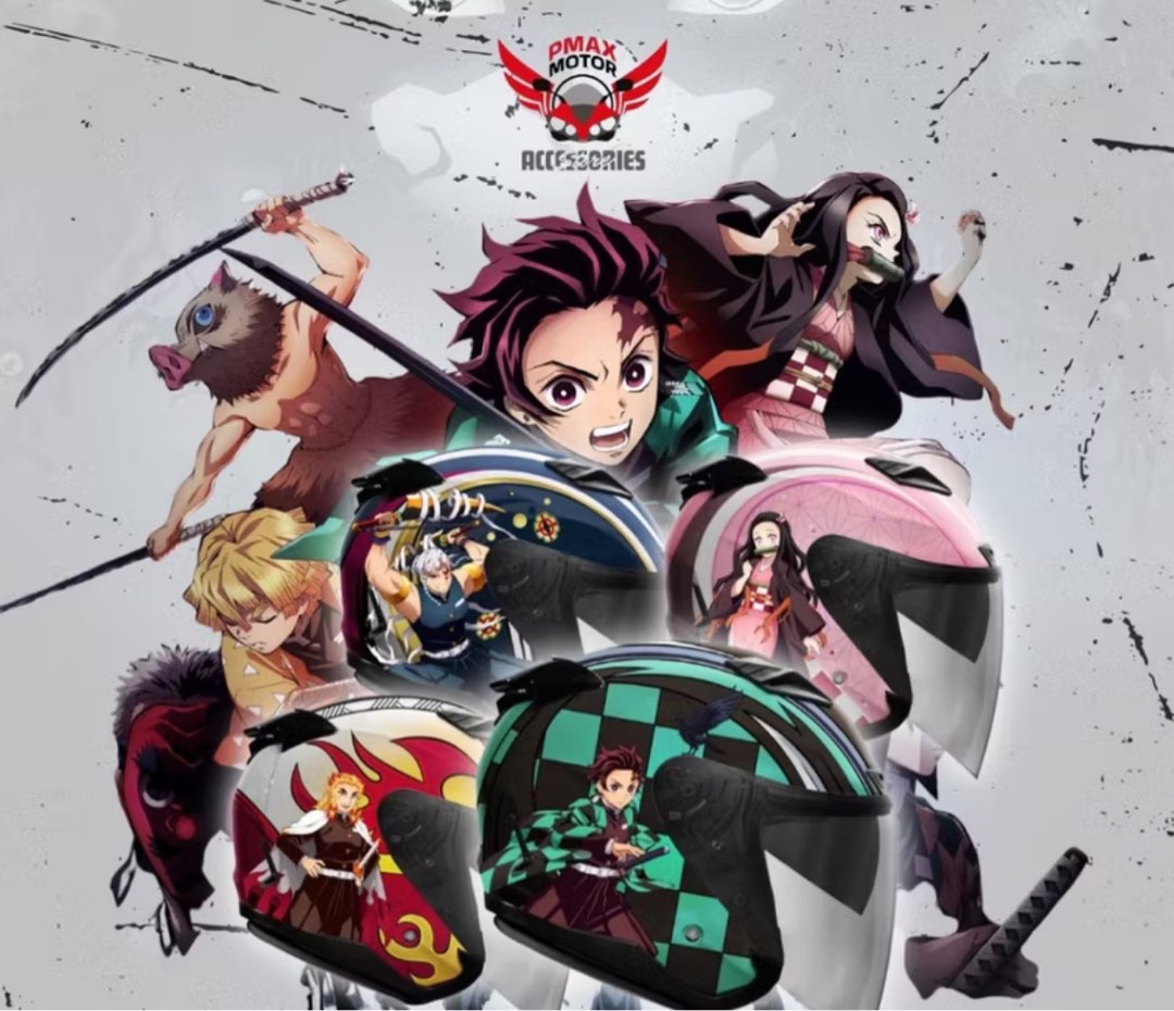 Demon Slayer Helmet - Limited Edition (pre-order), Motorcycles ...