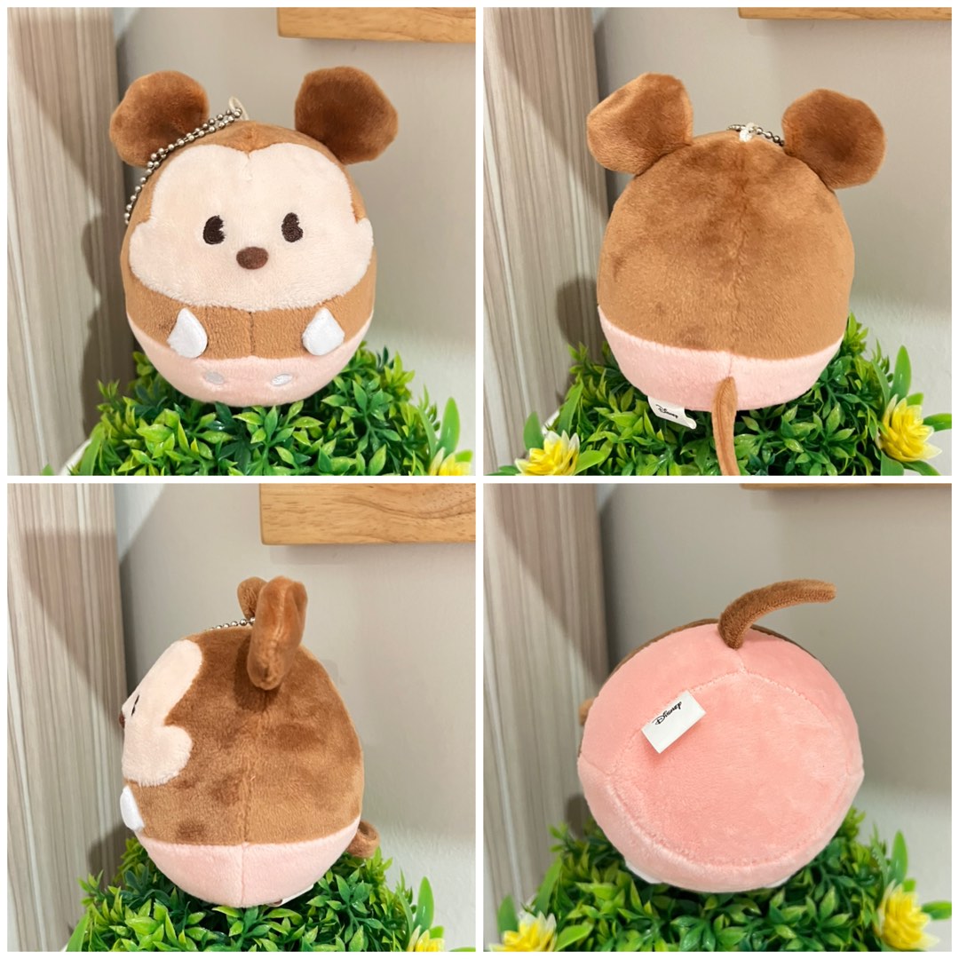 Disney Mickey Mouse Marshmallow Squishy Plush Keychain, Hobbies & Toys ...