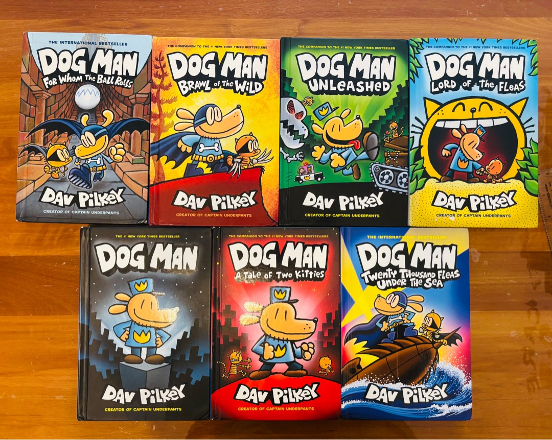 Dog Man Book Series by Dav Pilkey, Hobbies & Toys, Books & Magazines ...