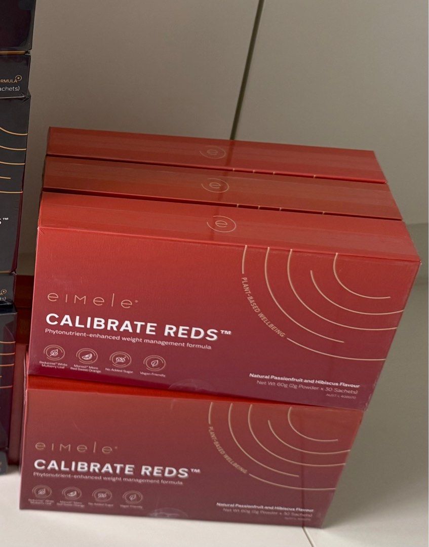 Eimele Calibrate Reds x 8 boxes, Health & Nutrition, Health Supplements ...