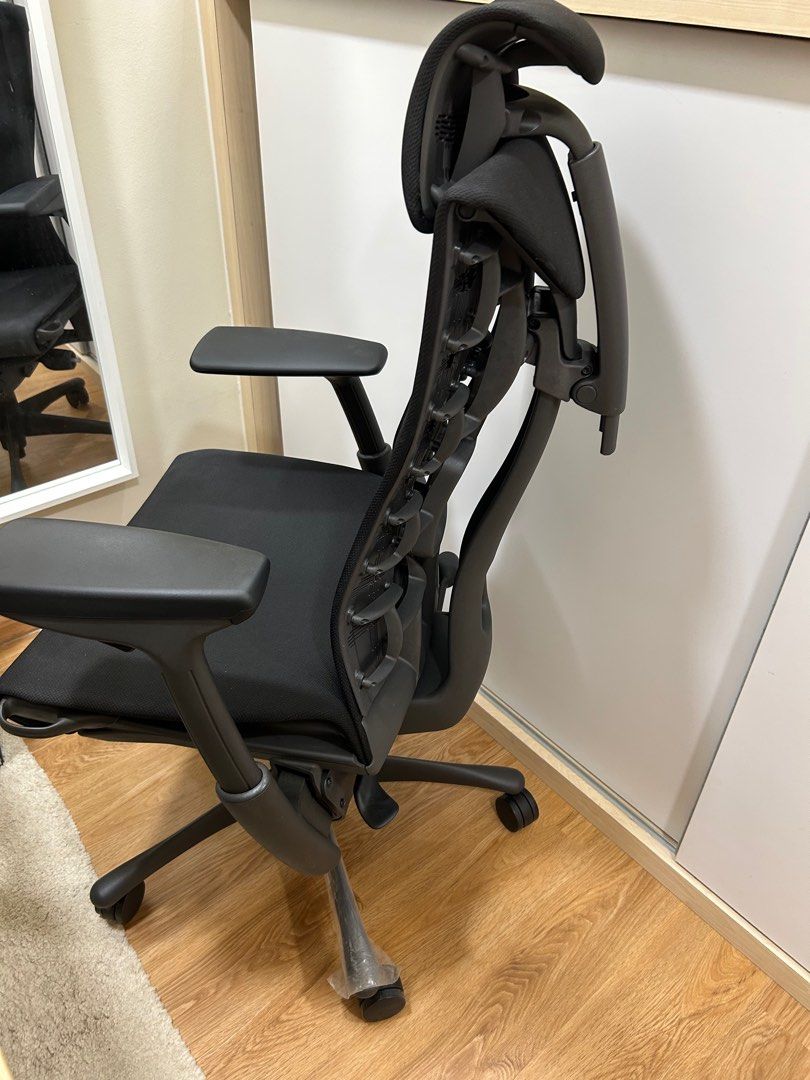 Herman Miller Embody Office Chair Black, Furniture & Home Living ...