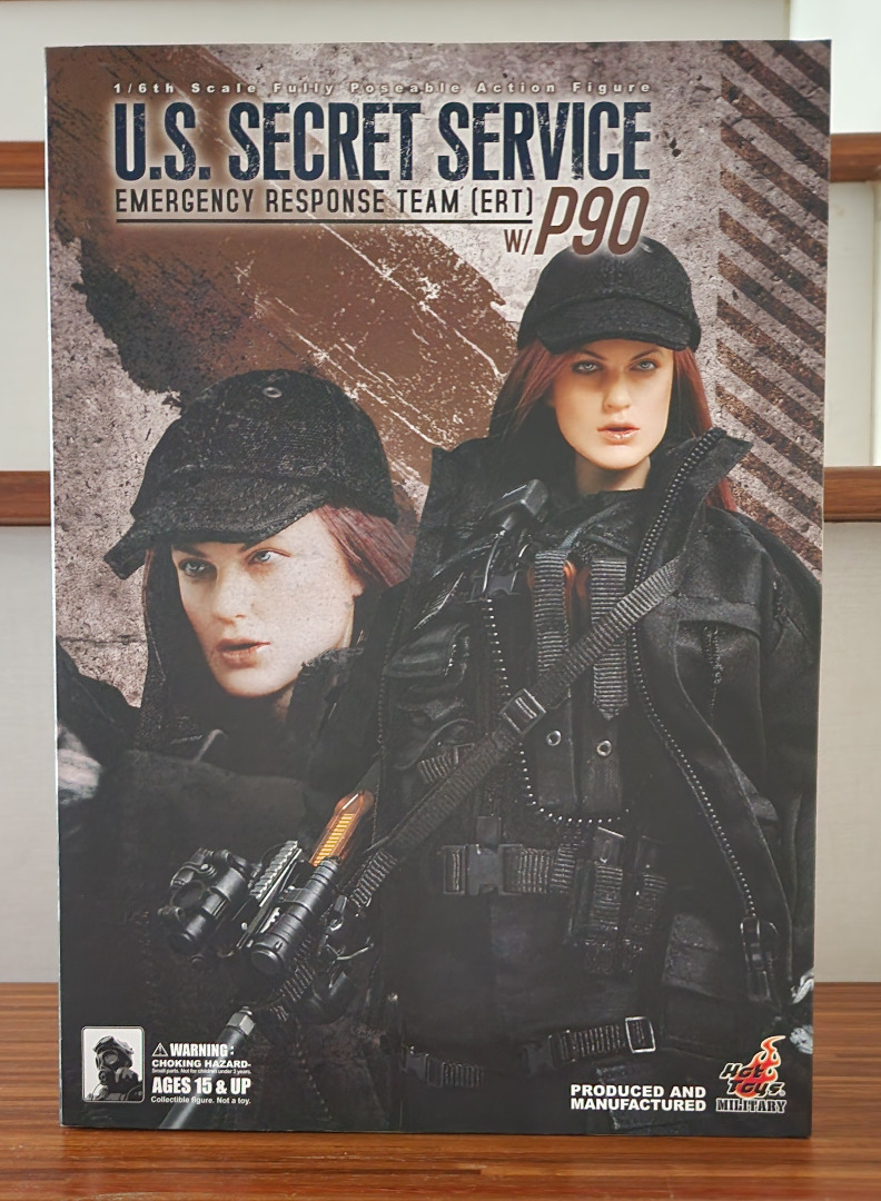 Hot Toys U.S. Secret Service Emergency Response Team /w P90, Hobbies ...