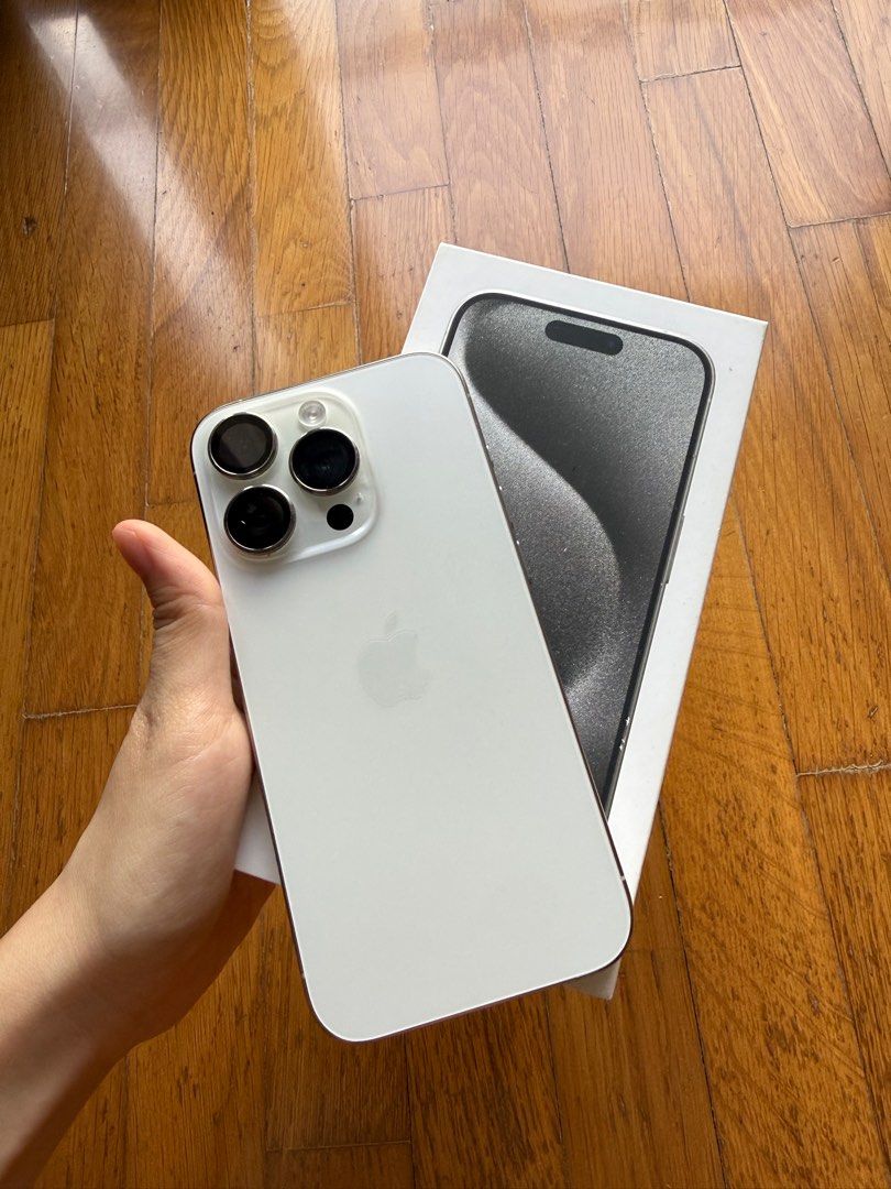 iPhone 15 Pro Silver 256GB, Mobile Phones & Gadgets, Mobile Phones ...