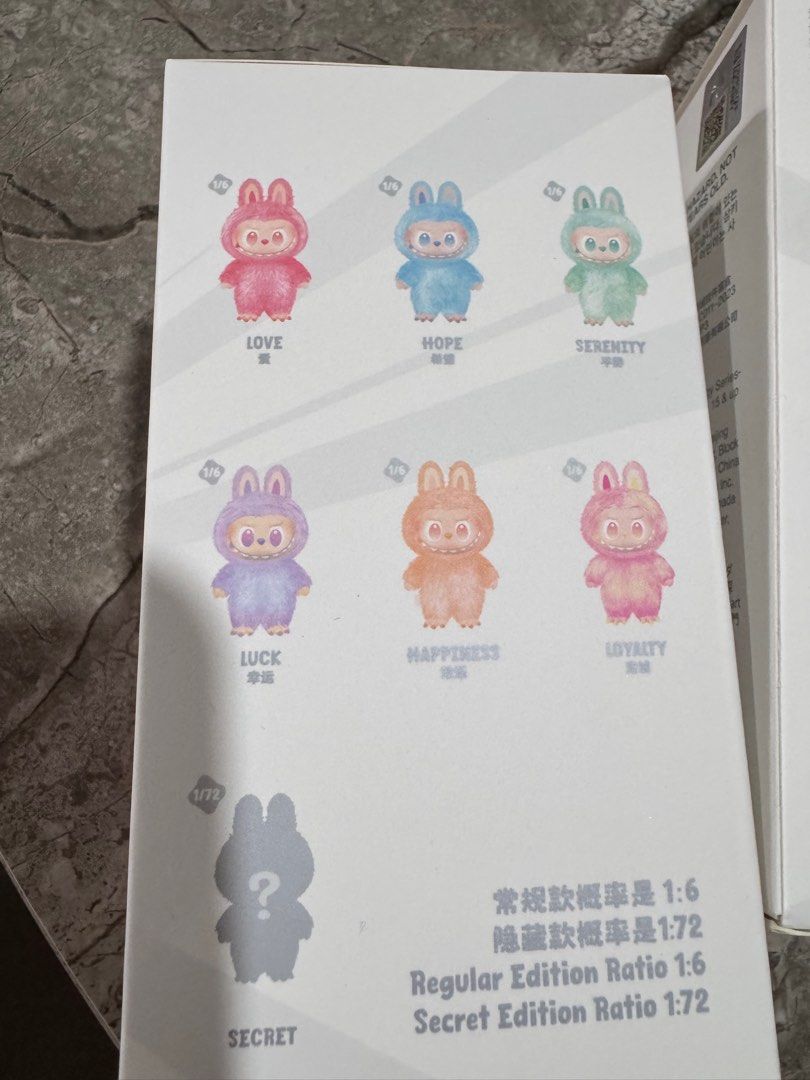 Labubu popmart v3 Sealed ( Love , Hope ,Happiness), Hobbies & Toys ...