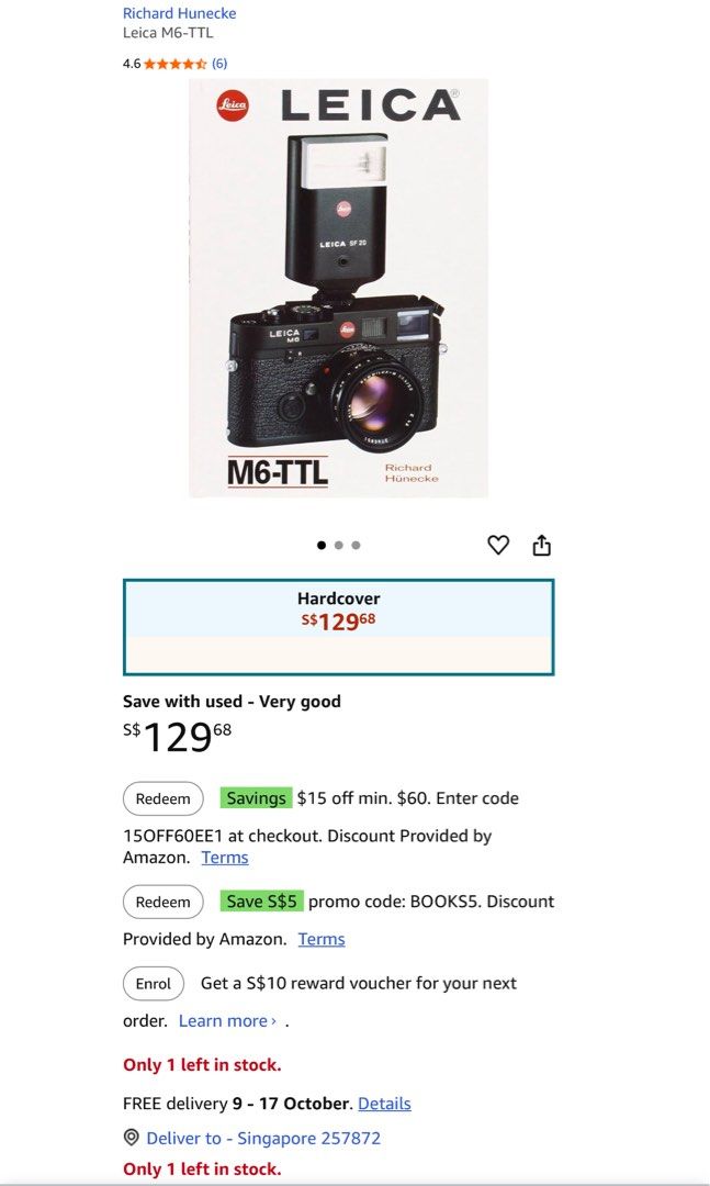 Leica M6-TTL Book by Richard Hunecke, Photography, Photography ...