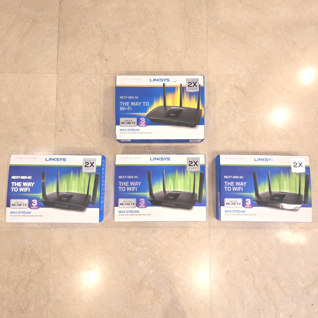 Linksys Max Stream MU MIMO Gigabit Router / WiFi 5 AC Dual Band ...