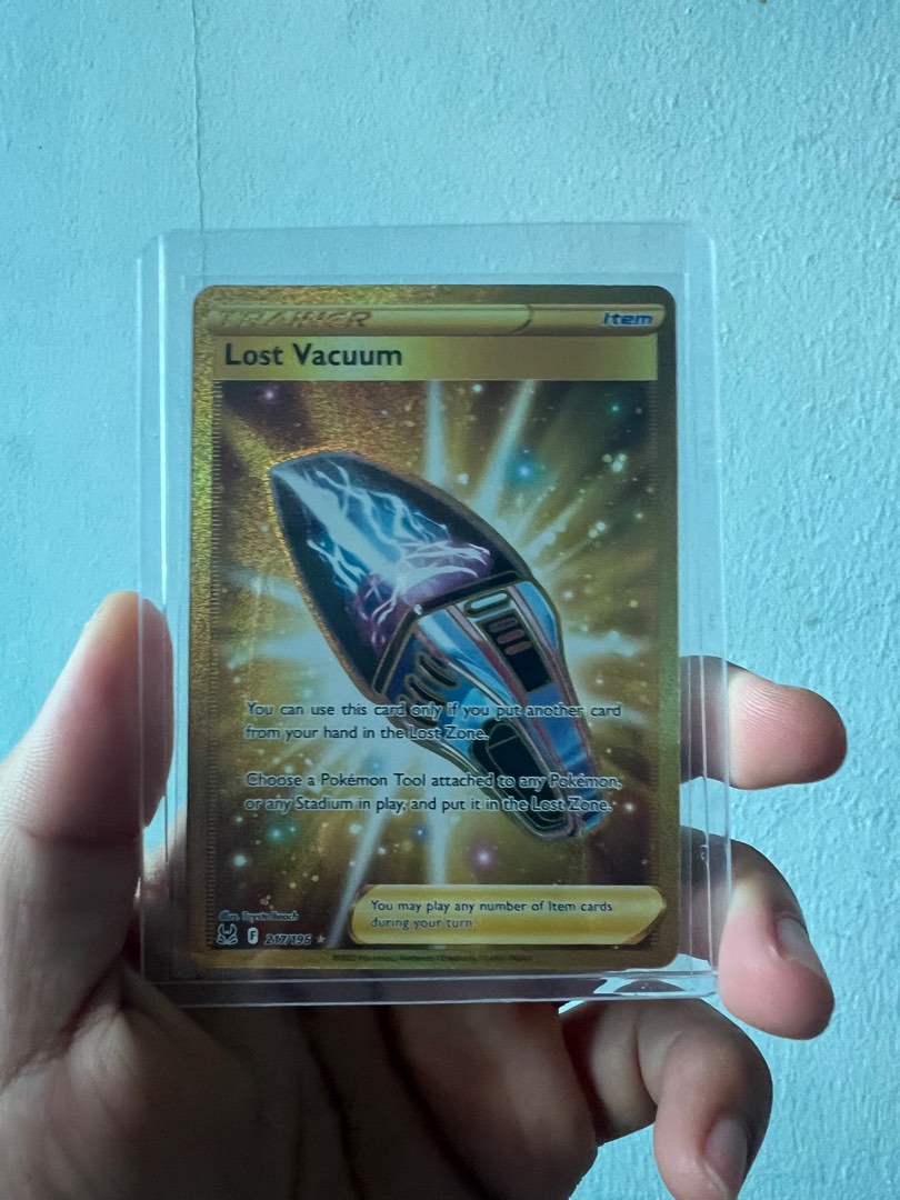 Lost Vacuum Gold Trainer Card [Lost Origin], Hobbies & Toys, Toys ...