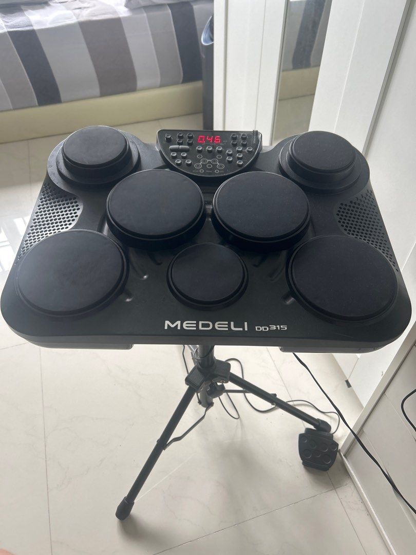 Medeli DD315 Portable Digital Drum Kit, Hobbies & Toys, Musical ...