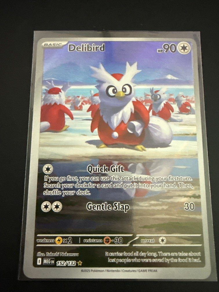 Mega Evolution - Delibird (Pokemon), Hobbies & Toys, Toys & Games on Carousell