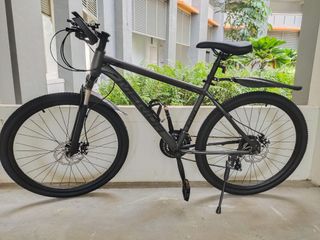 New Black Mountain Bike with Disc Brakes, Sports Equipment, Bicycles ...