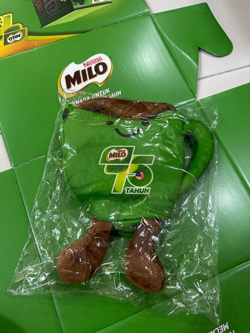 Milo 75th Anniversary Plush Toy Boy, Hobbies & Toys, Toys & Games on ...