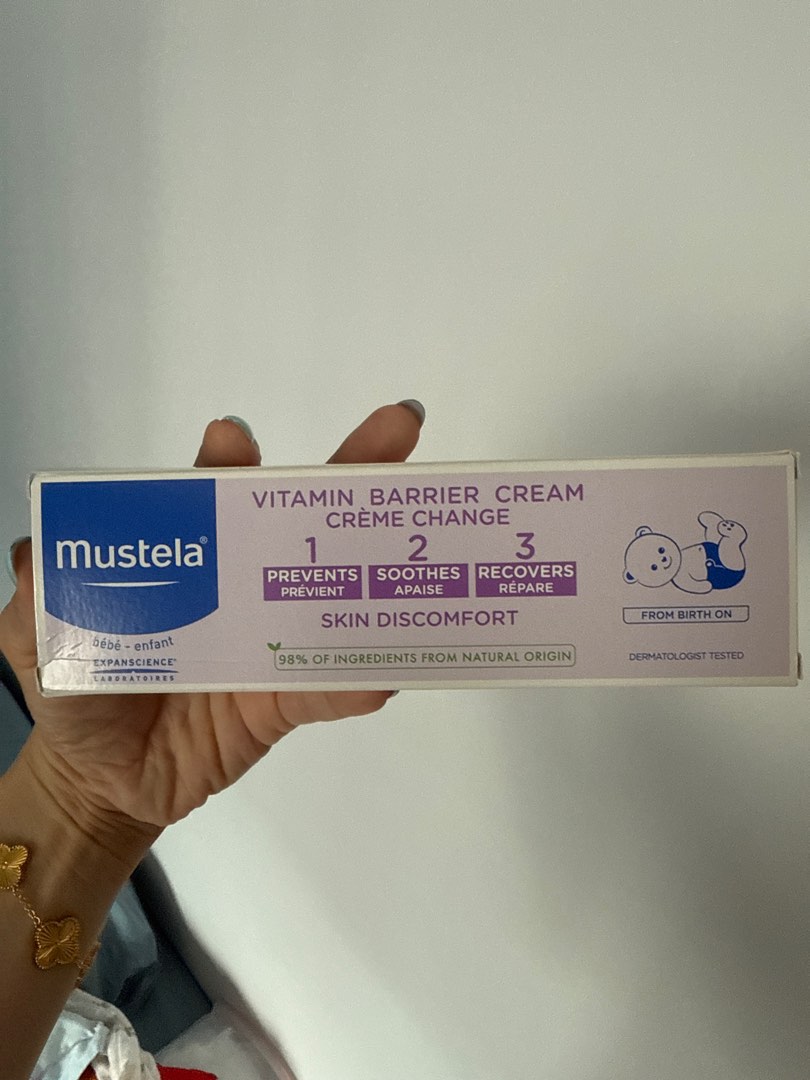 Mustela Vitamin Barrier Cream, Babies & Kids, Bathing & Changing, Baby ...