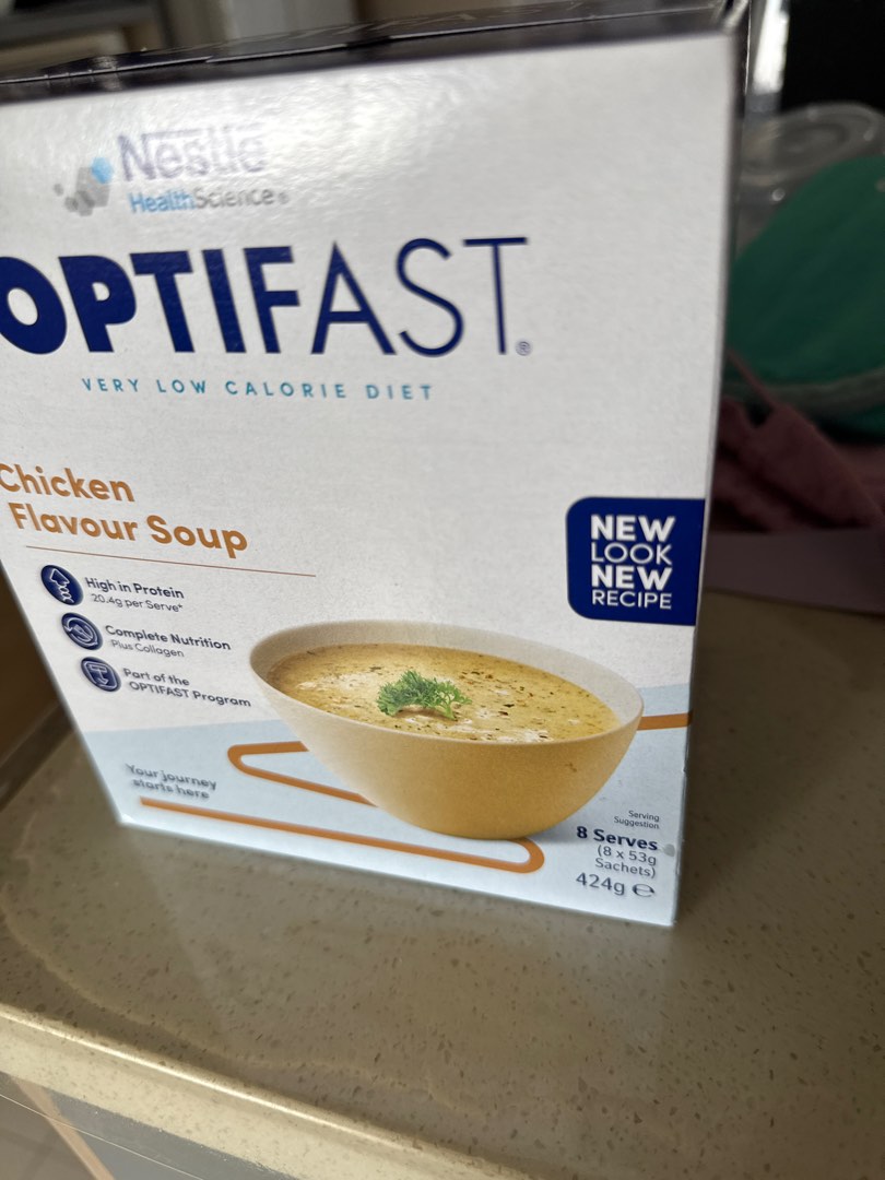 Nestle Optifast Chicken Flavour Soup, Health & Nutrition, Health ...