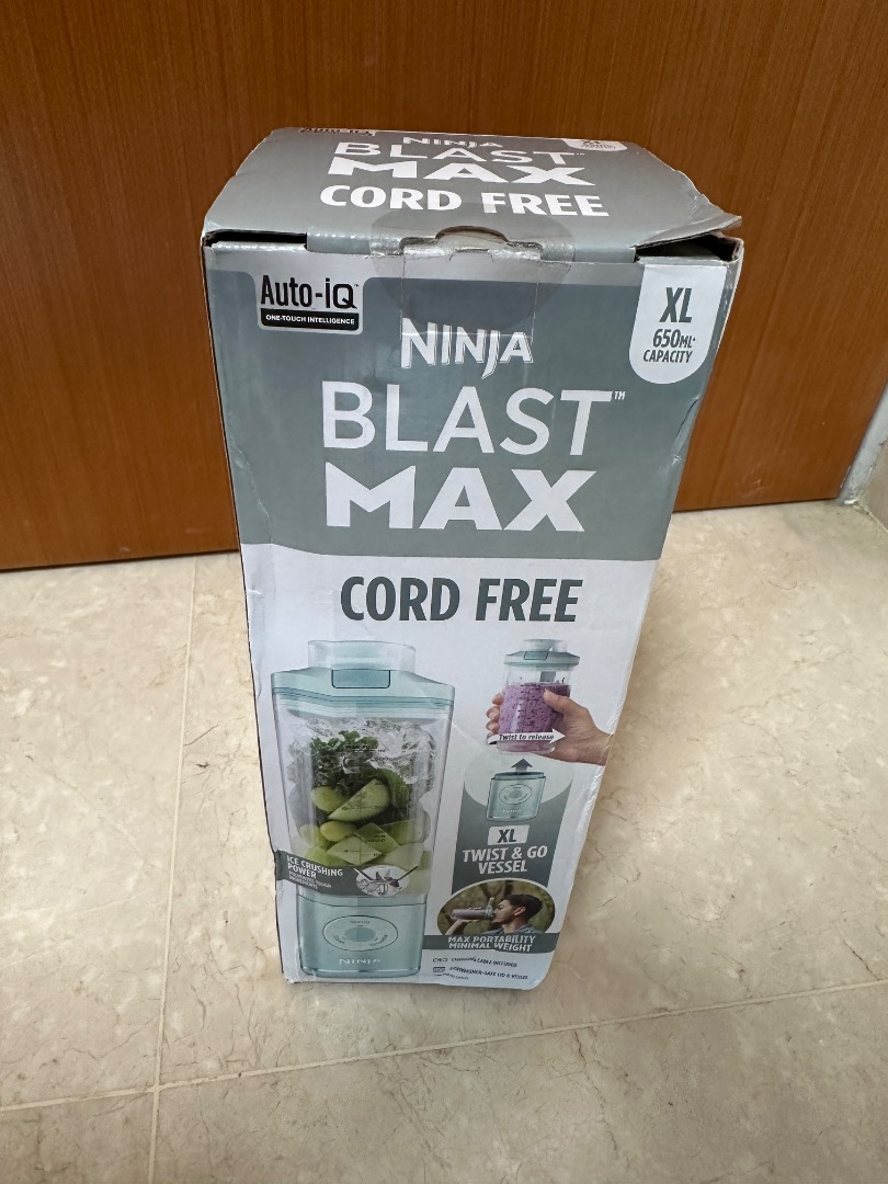 Ninja Ninja Blast MAX Cord Free Blender Sealed (retail price: $116), TV ...