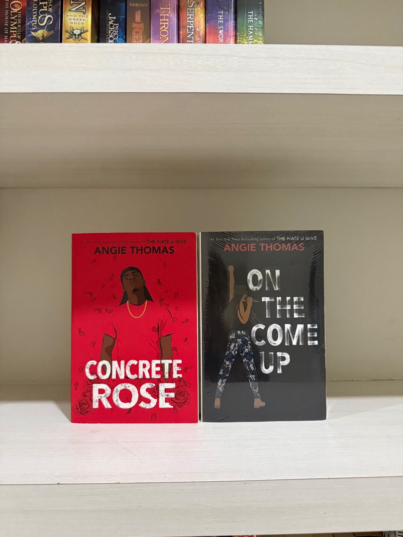 On the Come Up & Concrete Rose by Angie Thomas, Hobbies & Toys, Books ...