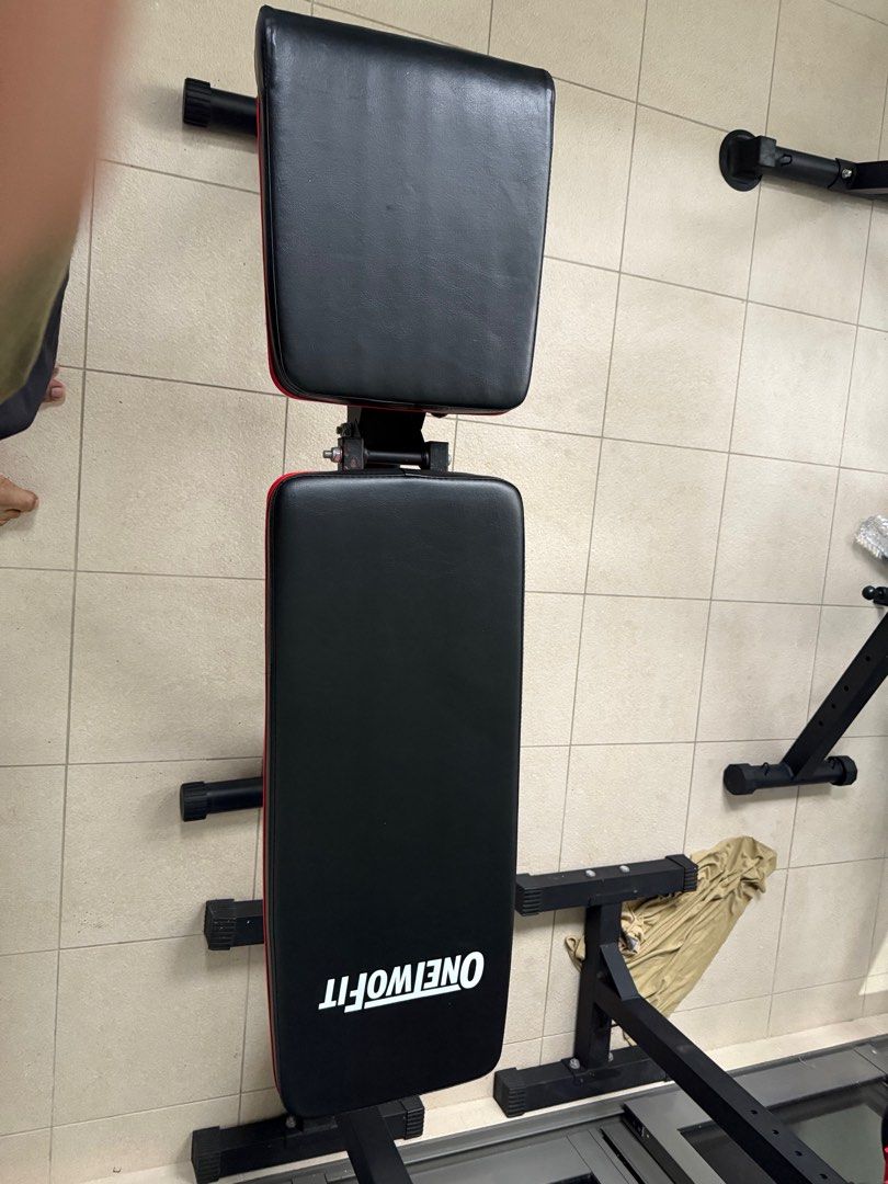 ONE TWO FIT Adjustable Weight Bench, Sports Equipment, Exercise ...