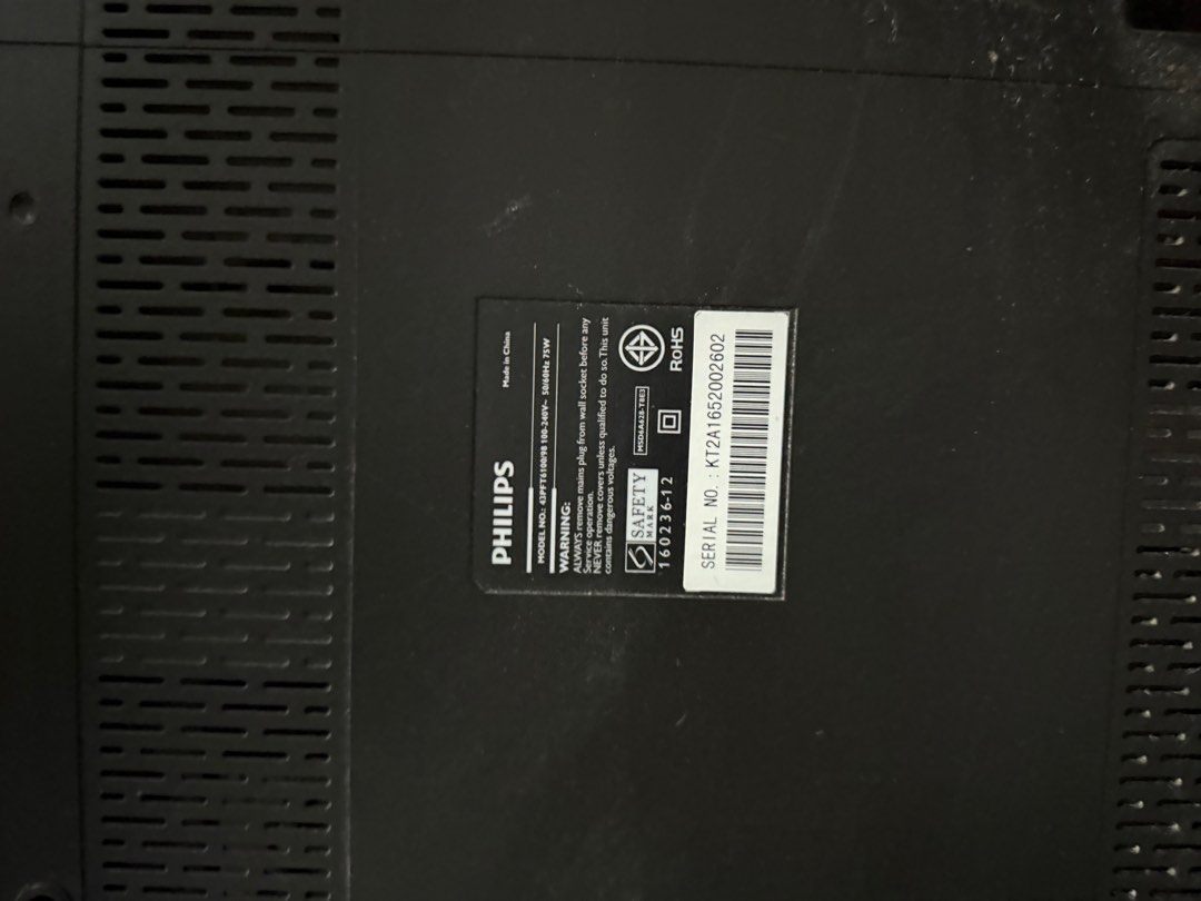 Philips TV - Model 40PFL3106/98, TV & Home Appliances, TV ...