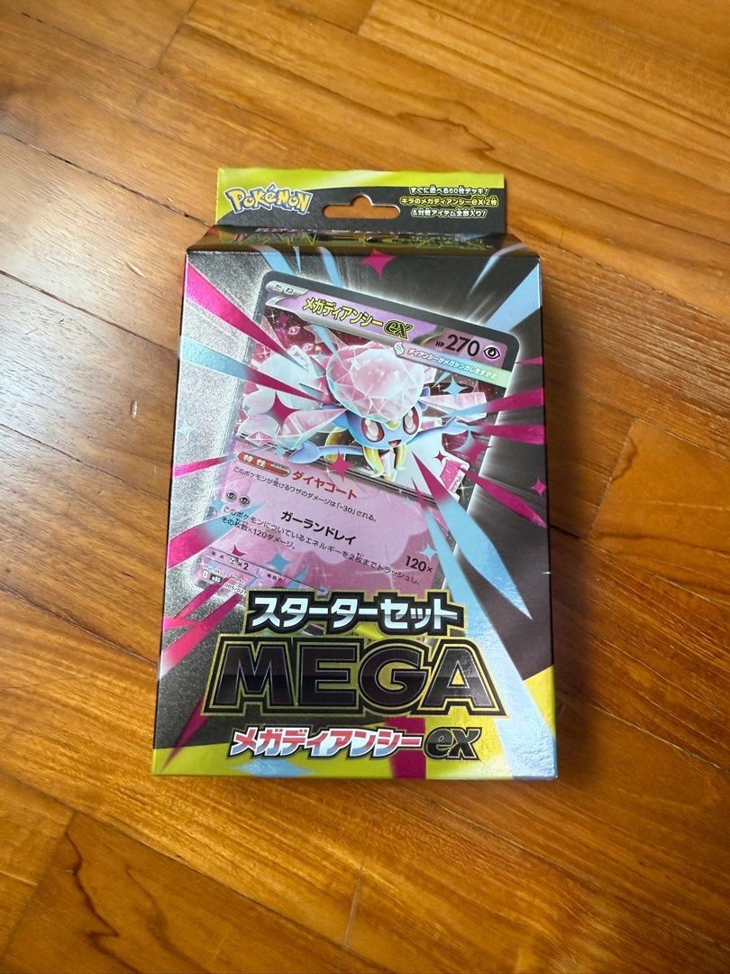 Pokemon TCG Mega Diancie EX Starter Set, Hobbies & Toys, Toys & Games on Carousell