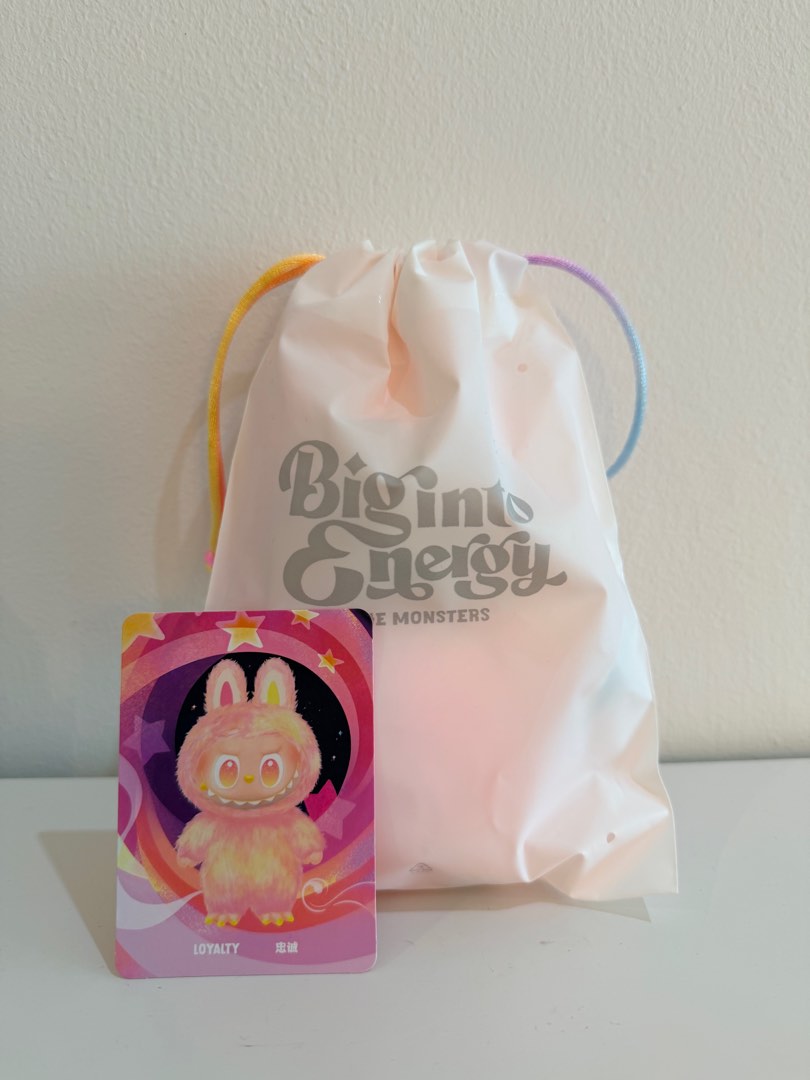 Pop Mart Big Into Energy The Monsters Loyalty Figure, Hobbies & Toys ...