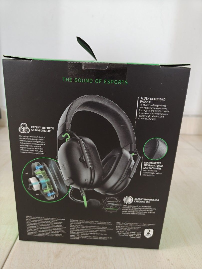 Razer Blackshark Gaming Headset, Audio, Headphones & Headsets on Carousell