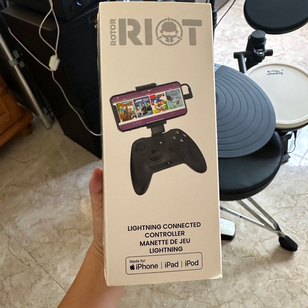 Rotor Riot mobile Lightning Connected Controller, Video Gaming, Gaming ...