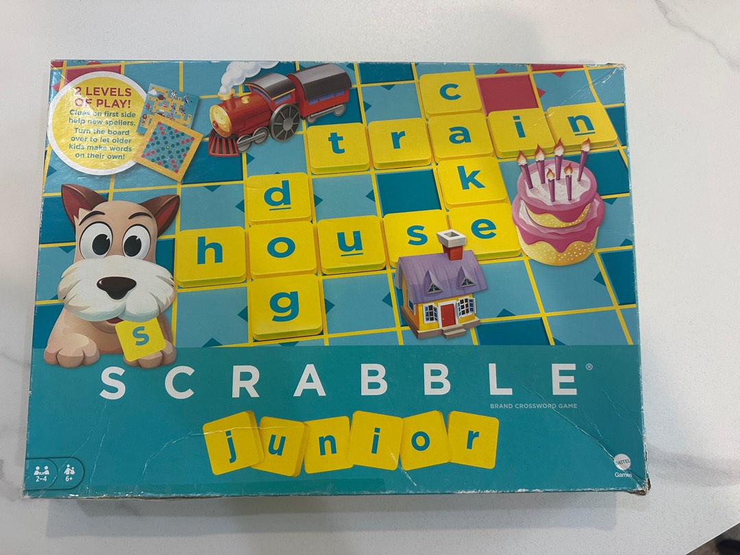 Scrabble Junior Board Game, Hobbies & Toys, Toys & Games on Carousell